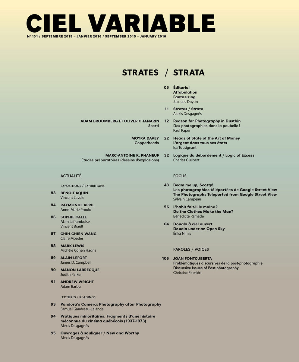 CV101 - Éditorial + Introduction – Boutique Ciel variable