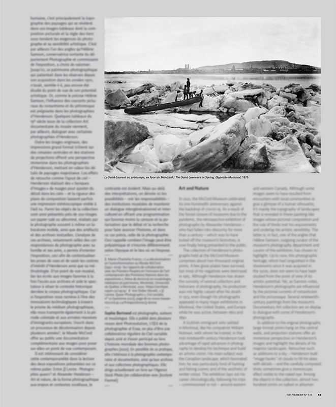 CV122 - Alexander Henderson, Art et nature — Sophie Bertrand – Boutique ...